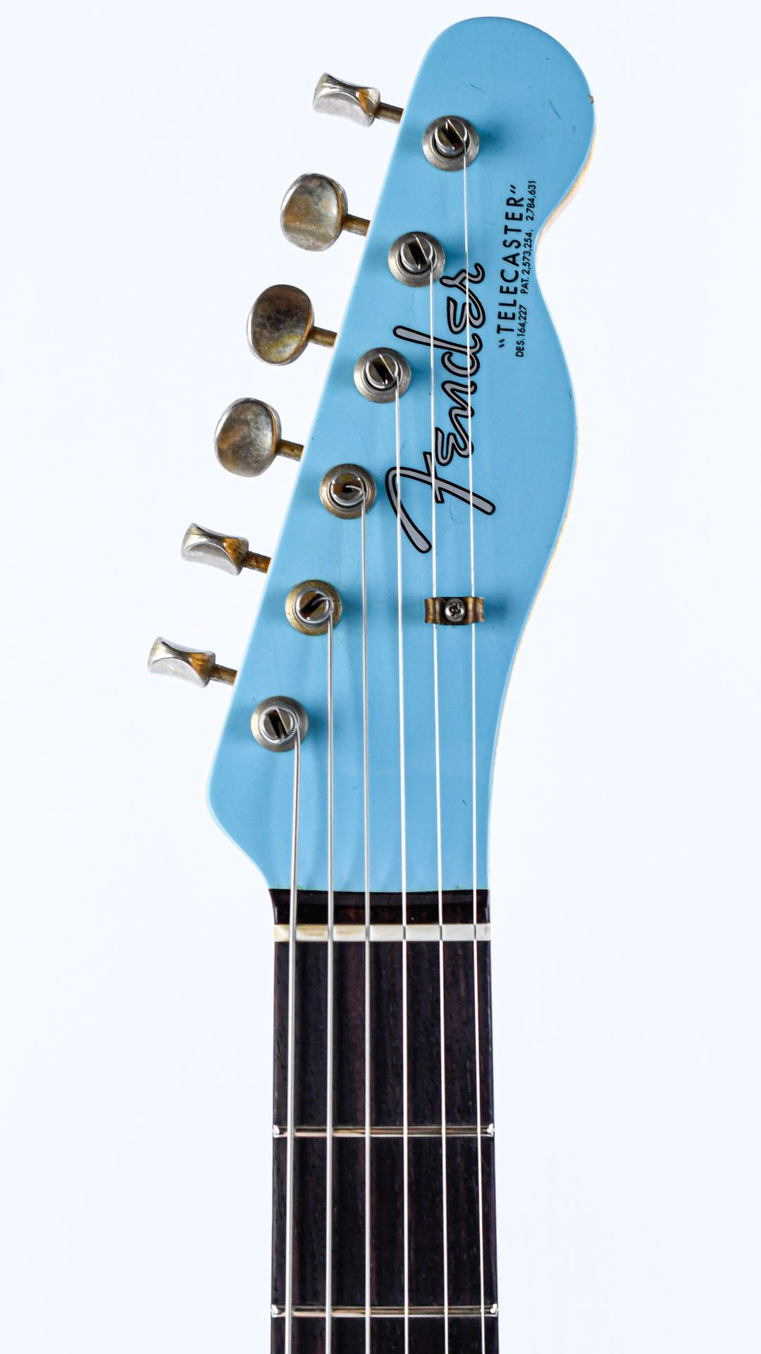 Fender Custom Shop 63 Telecaster Daphne Blue over Pink Paisley Heavy ...